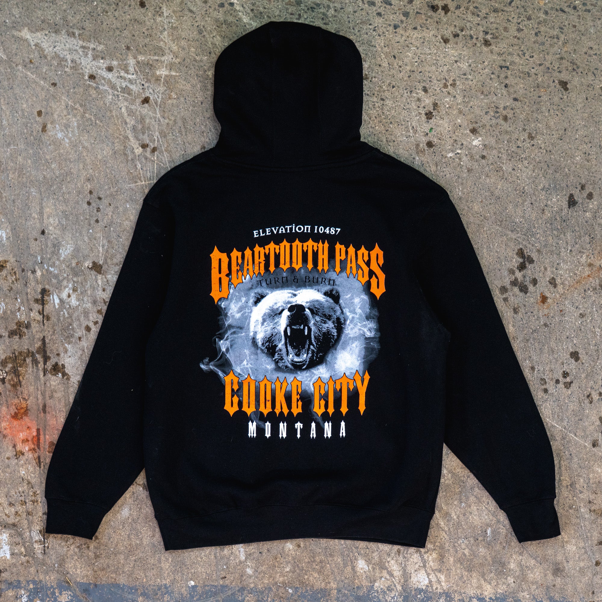 Beartooth Pass Smokin' Grizz Hoodie – Cooke City Exxon